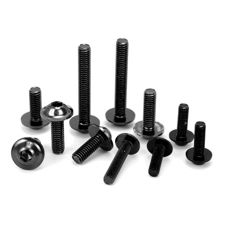 Kit de suruburi pentru parbriz de motocicleta, Mmgoqqt, aluminiu, negru ...