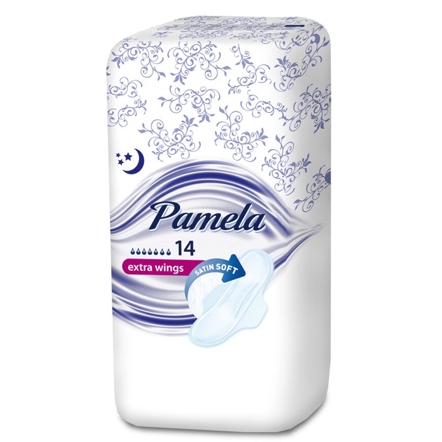 Absorbante bumbac Pamela Classic Extra Wings 14 buc - eMAG.ro