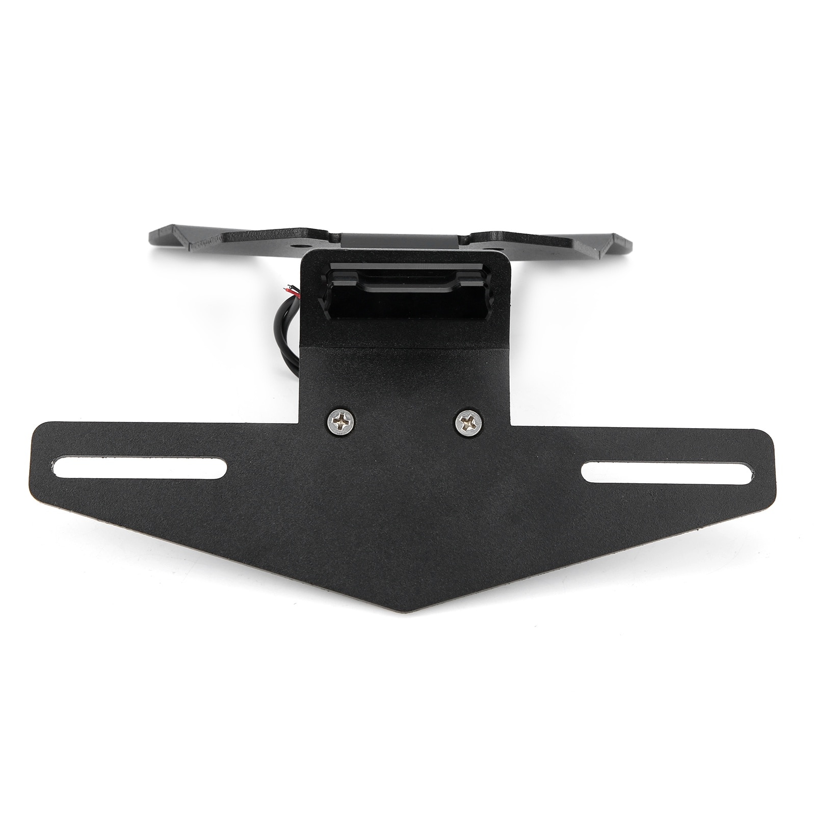 Suport numar de inmatriculare moto, Mmgoqqt, cu LED alb 5050, otel ...