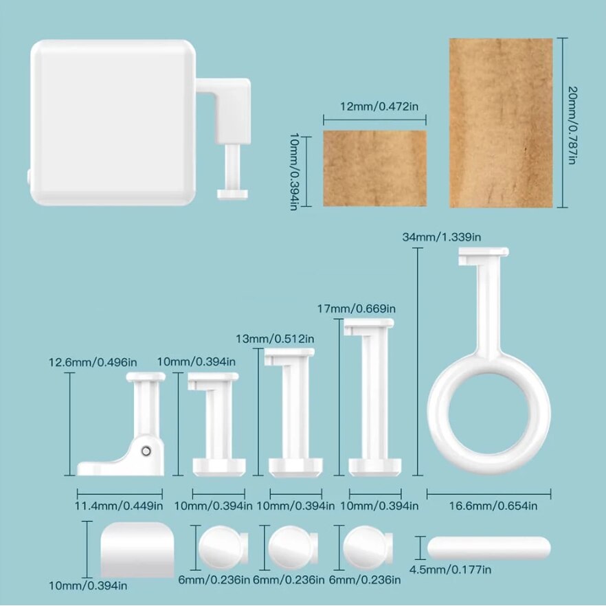 Kit Smart Home MOES Fingerbot Plus, control wireless, alb, Bluetooth ...