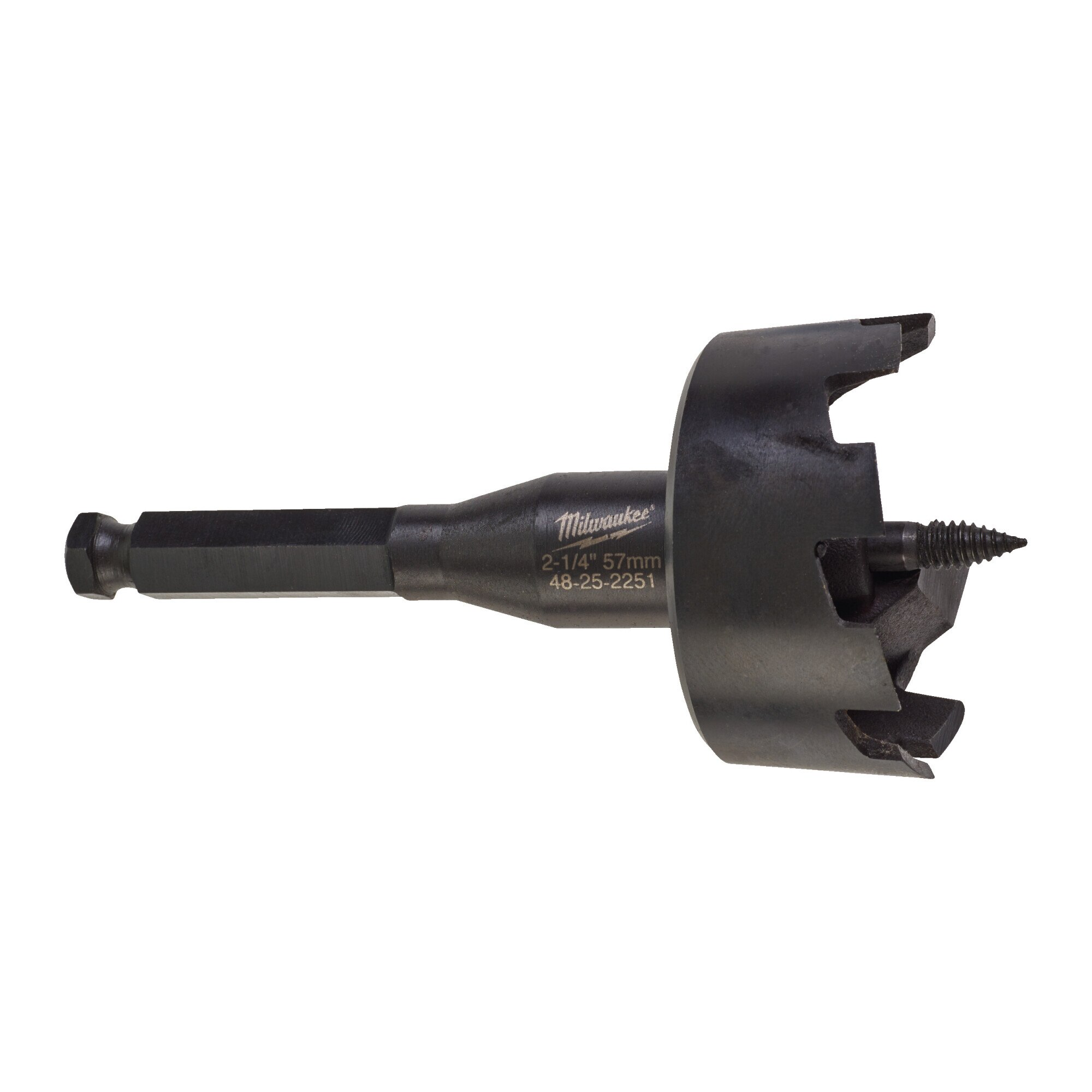 Burghiu, Milwaukee, 57mm, 1 surub de fixare, 1 cheie imbus - eMAG.ro