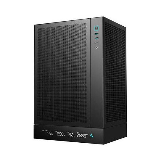 Carcasa Mini-ITX, DeepCool, CH170, Digital, Negru, 2xUSB3.0, 1xUSB Type ...