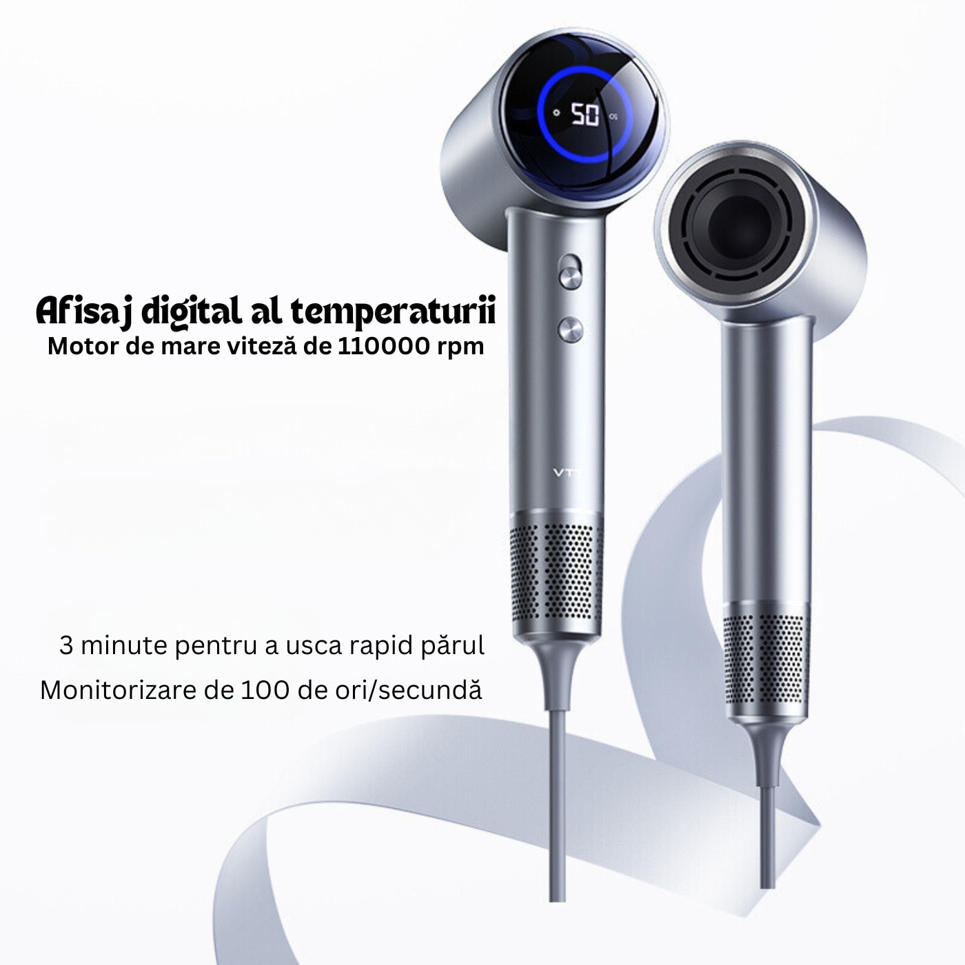 Uscator de par profesional ionic TSItech®, uscare rapida in 3 minute ...