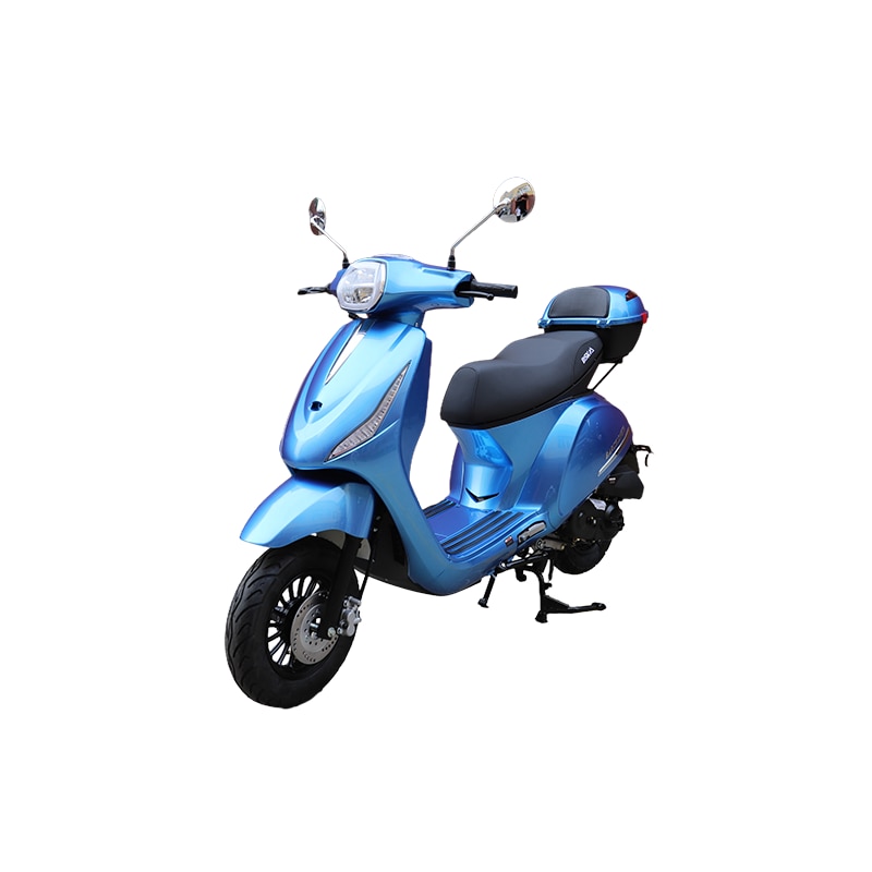 Scuter motor benzina, 49cc, barceloneta, culoare albastru - eMAG.ro