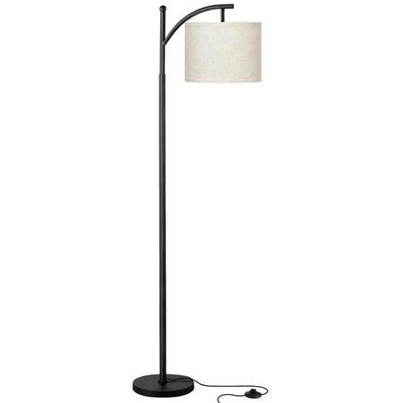 Lampa de Podea Elindor® Veioza cu Abajur Tesatura, Lumina Ajustabila ...