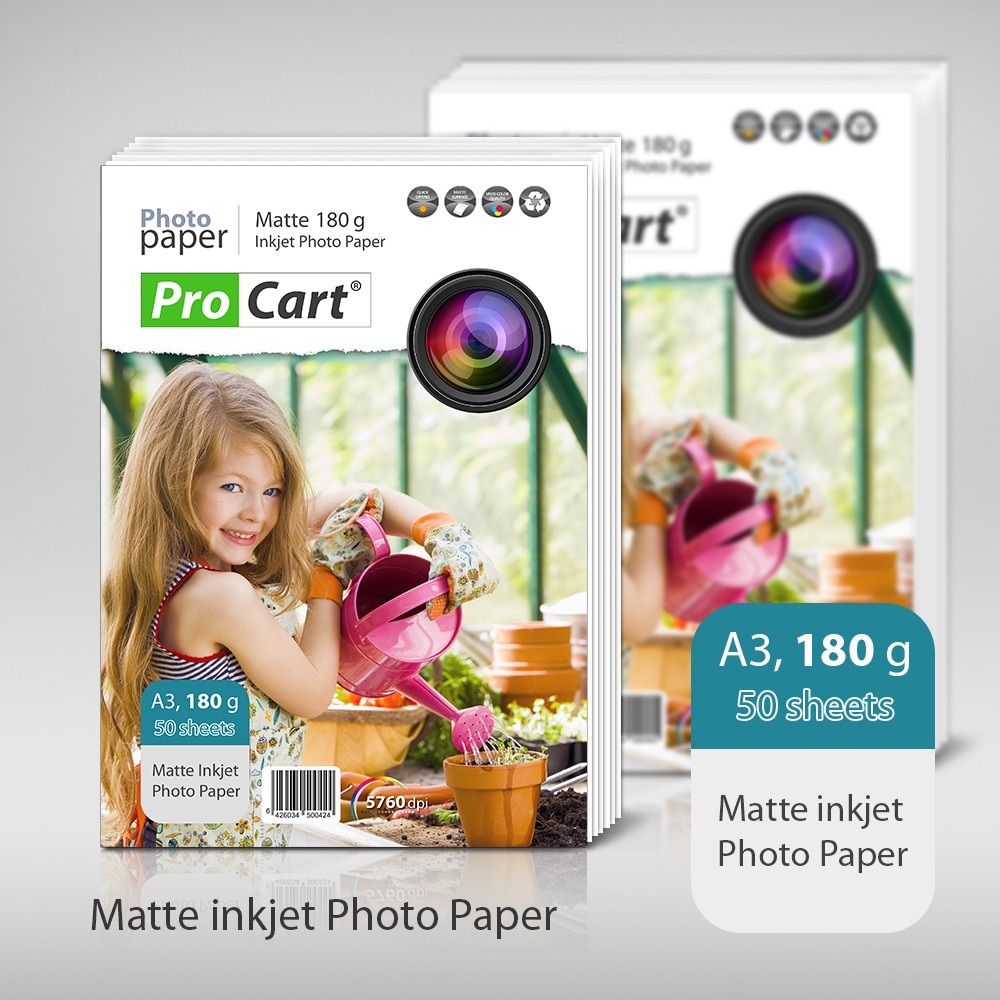 Hartie FOTO mata 180g A3 - eMAG.ro