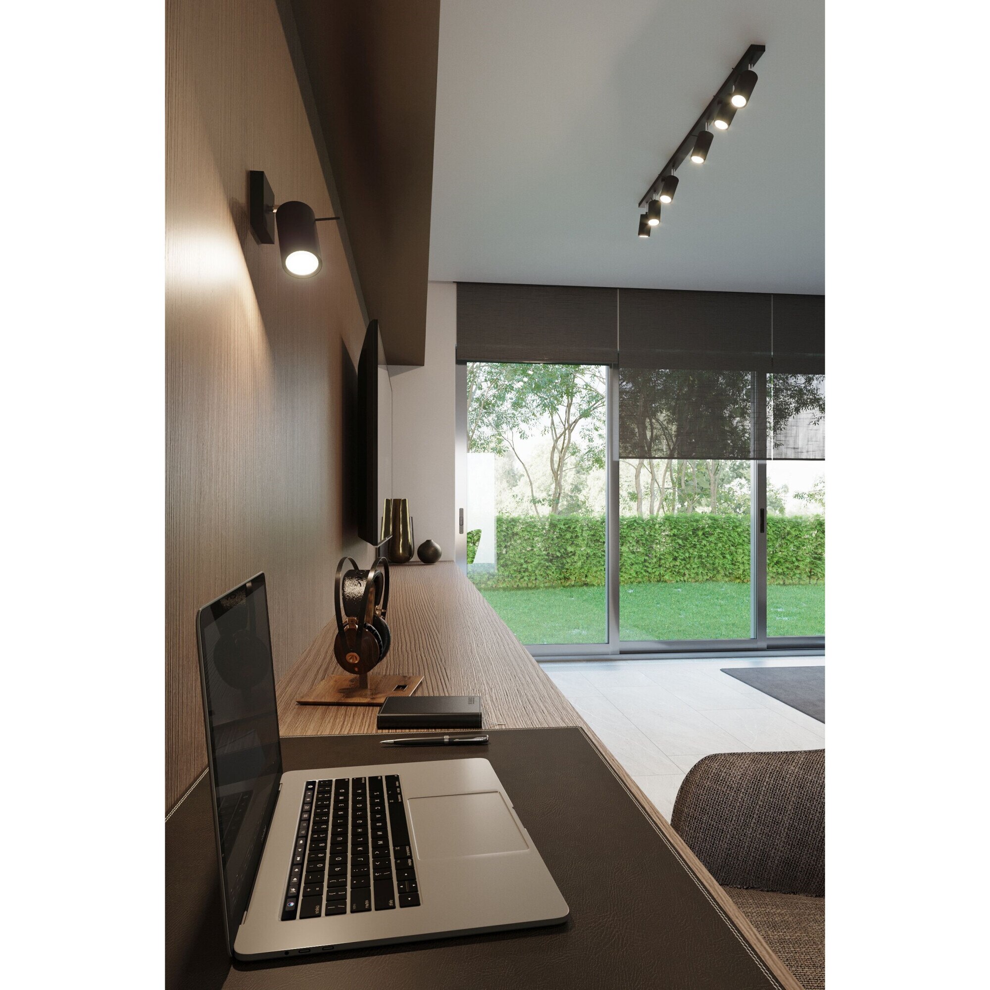 Plafoniera Ring 3, LED, GU10, Spot, Loft Design, Negru - eMAG.ro