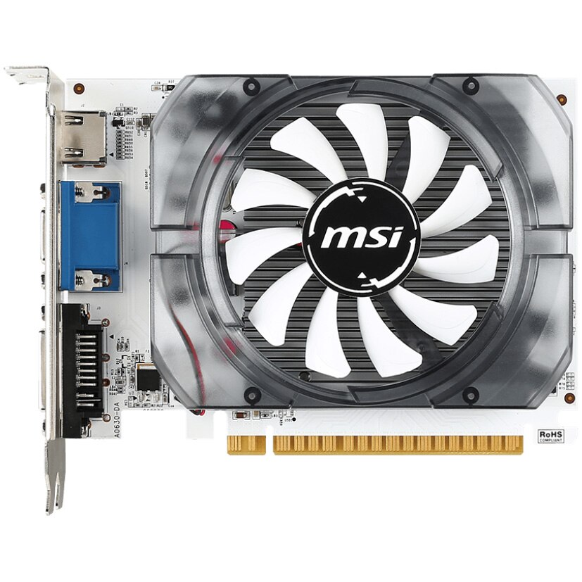 Видео карта MSI GeForce® GT 730, 2GB DDR3, 128-bit - eMAG.bg