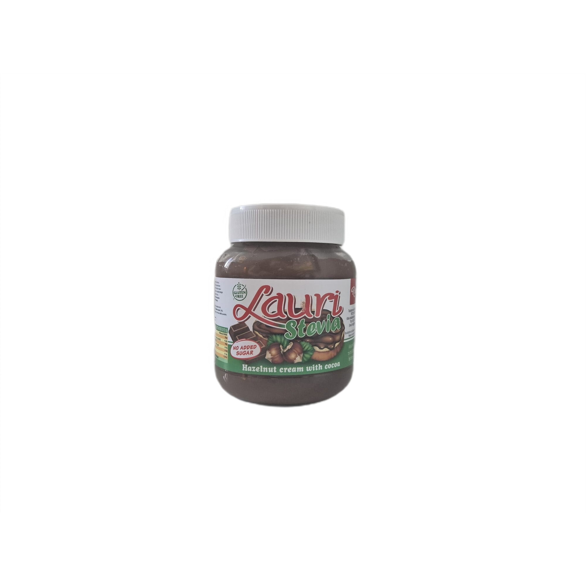 Crema de alune si cacao cu indulcitor Stevia, Lauri, 400 g - eMAG.ro