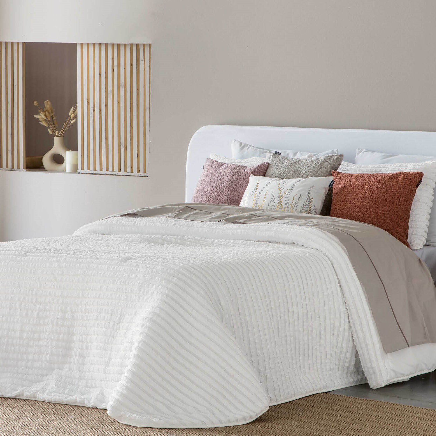 Cuvertura de pat, Textil Antilo, 270x270 cm - eMAG.ro