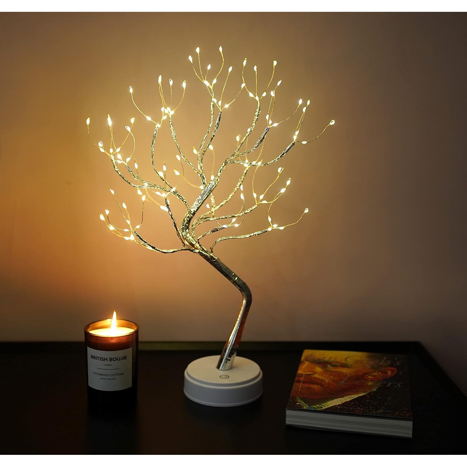Lampa de veghe LED ambientala model copac Bonsai, decorativa, 108 ...