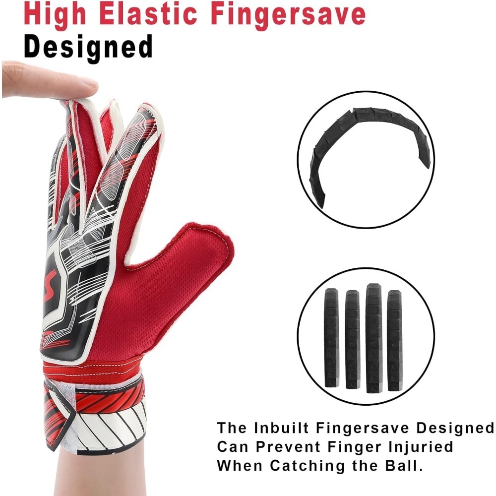 Manusi sport Ronyes, latex Super Soft, rosu, marime 8 - eMAG.ro