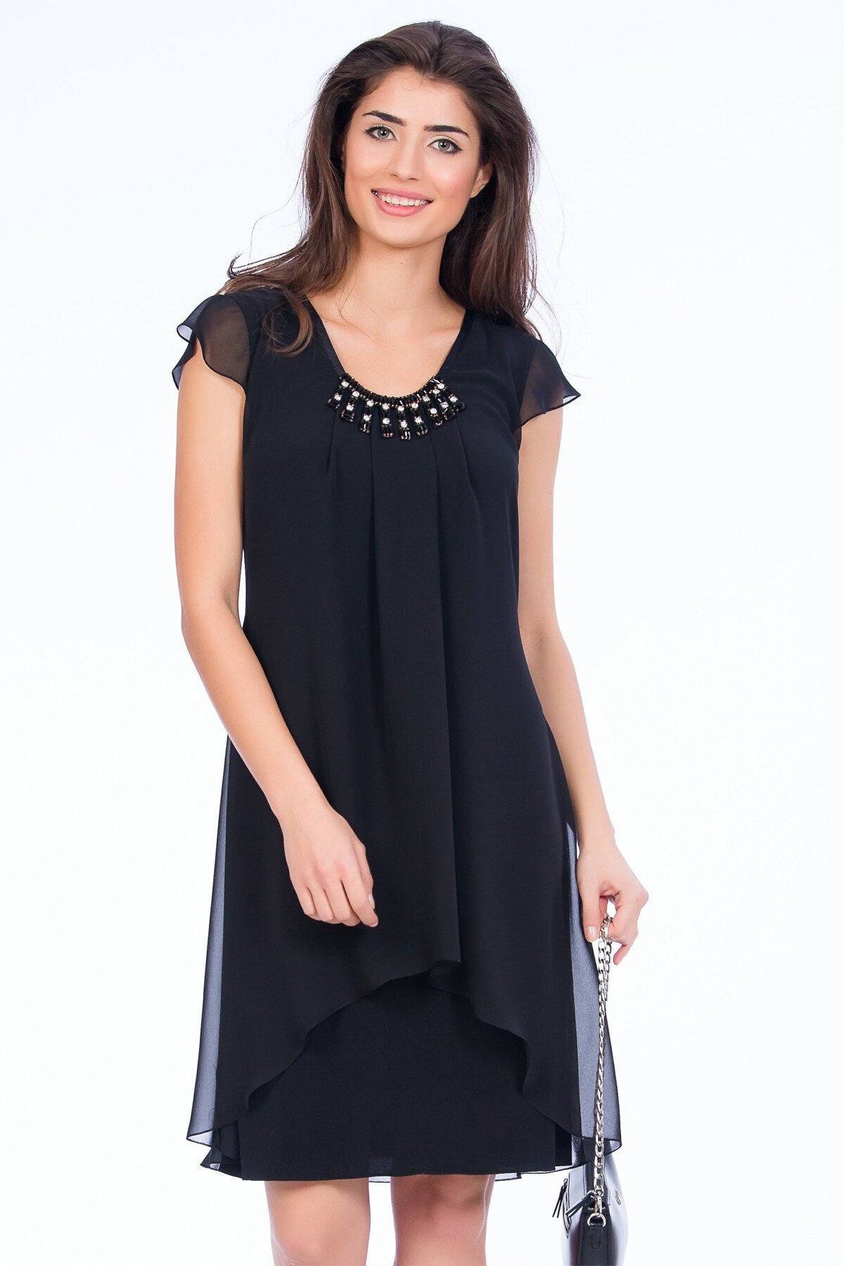 Rochie Simplicity, Negru Sense, 40 - eMAG.ro
