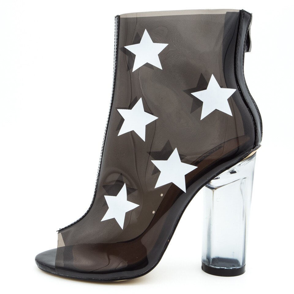 Botine Dama Black, Ucu Dima, din silicon, marimea 36 - eMAG.ro