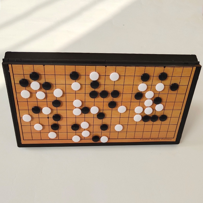 Joc de Go, 29x29cm, piese magnetice, pentru copii si adulti, set ...