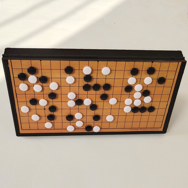 Joc de Go, 29x29cm, piese magnetice, pentru copii si adulti, set ...