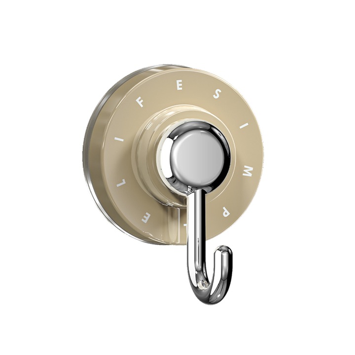 Carlig de Supt Rotativ, 7.5x5.7x5.2cm, Bej - eMAG.ro