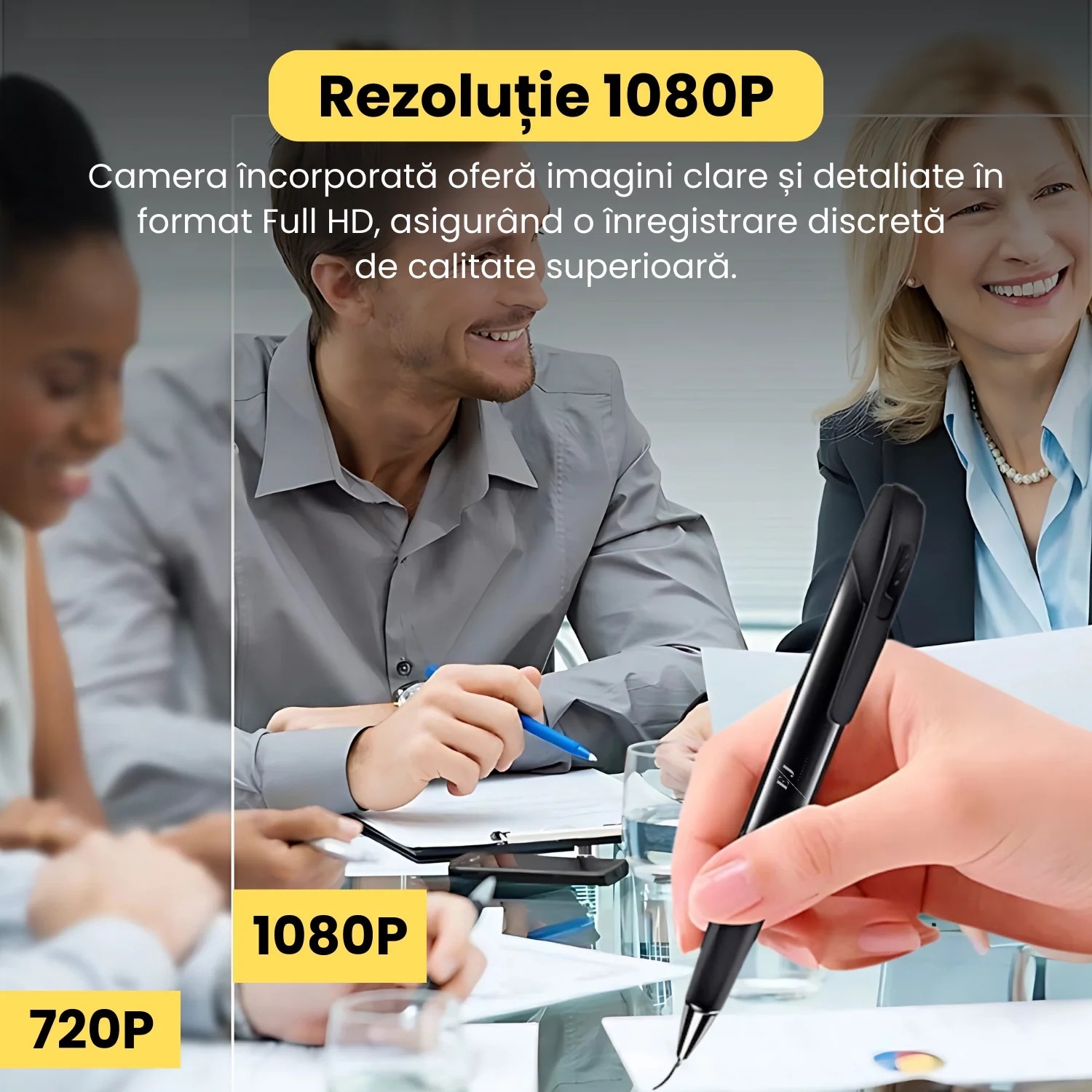 Pix cu camera ascunsa, EJ Products, 128 GB, rezolutie 1080P, baterie ...