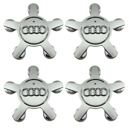 Set 4 Capace Roti 135mm Audi pentru Jante Aliaj A3, A4, A5, A6, A7, A8 ...