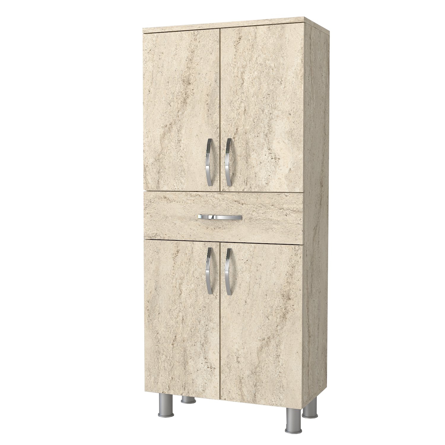 Dulap Organizator, Duo CreamSpace, UnicUtil, 59.4 x 31.5 x 140 cm, Crem ...