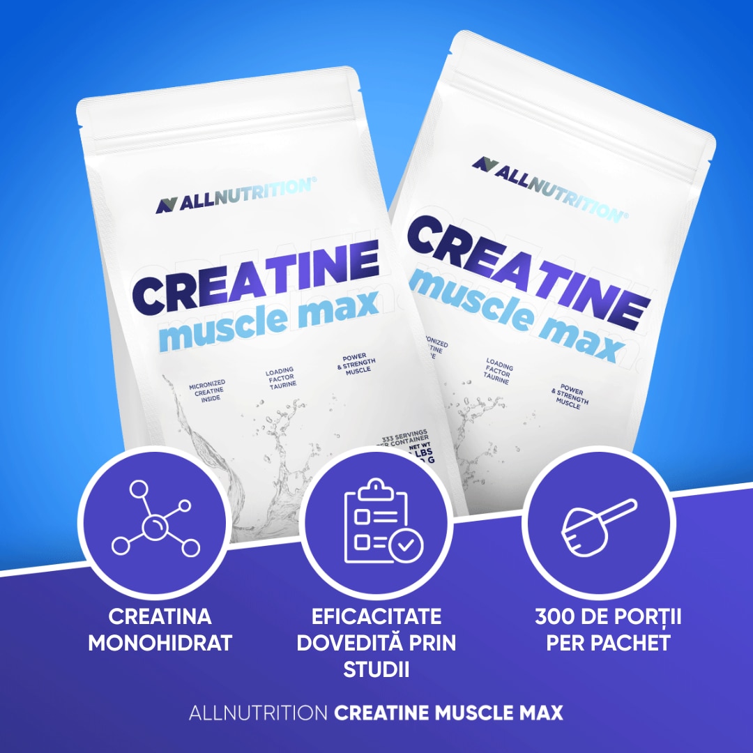 Creatina monohidrata, ALLNUTRITION Creatine Muscle Max, 1000 grame ...