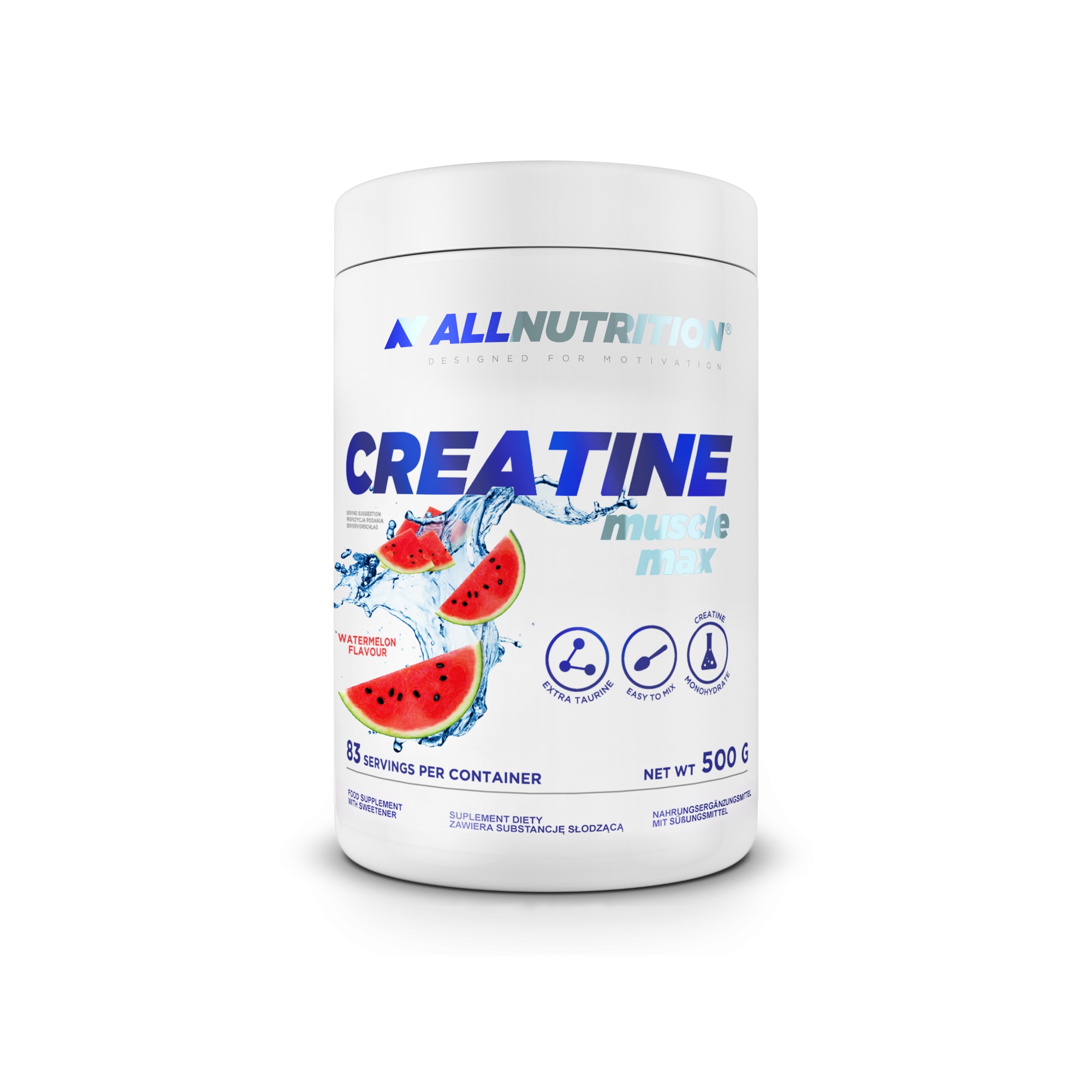 Creatina monohidrata, AllNutrition Creatine Muscle Max, aroma Pepene ...