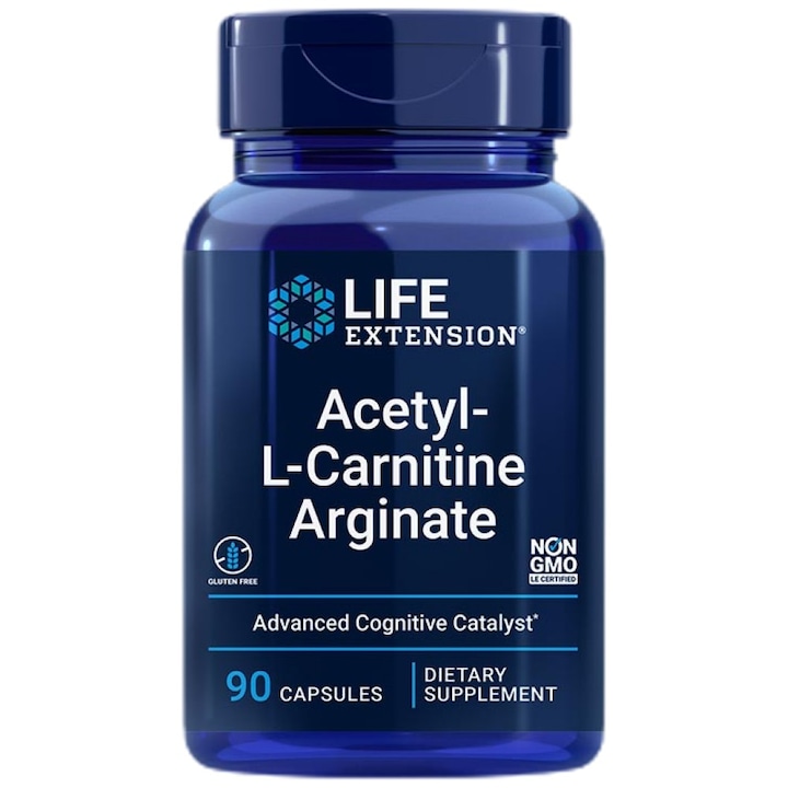 Хранителна добавка Life Extension Acetyl-L-Carnitine Arginate, 90 ...