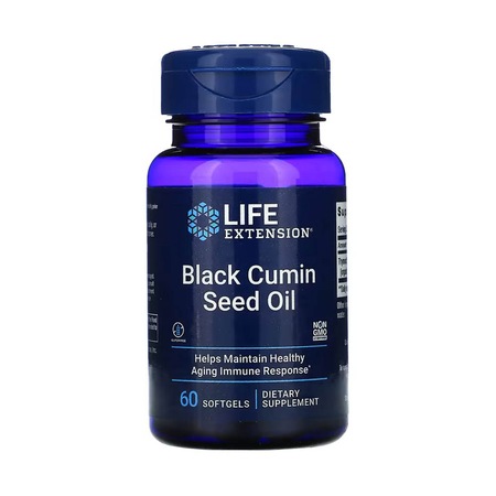 Black Cumin Seed Oil (Chimen Negru), Life Extension, 60 softgels - eMAG.ro