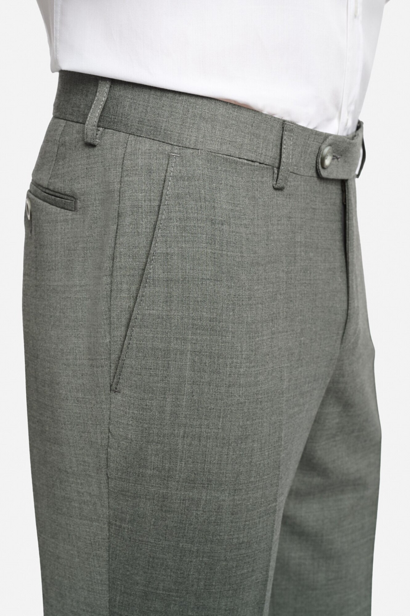 Класически панталон Flavio, тъмно сив - L INTL - eMAG.bg