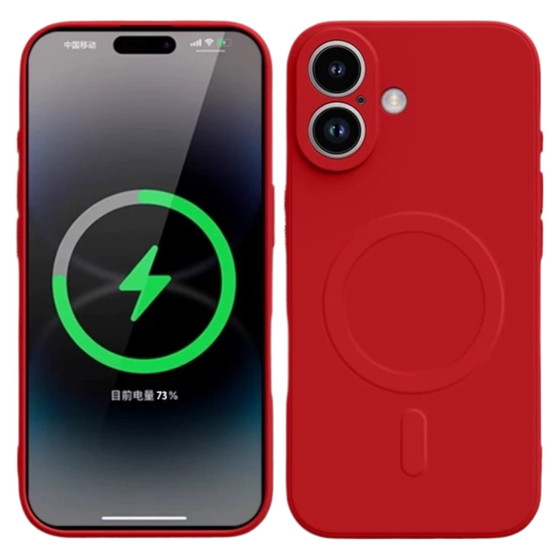 Huse telefoane din silicon lichid magnetic Magsafe, capac de protectie ...