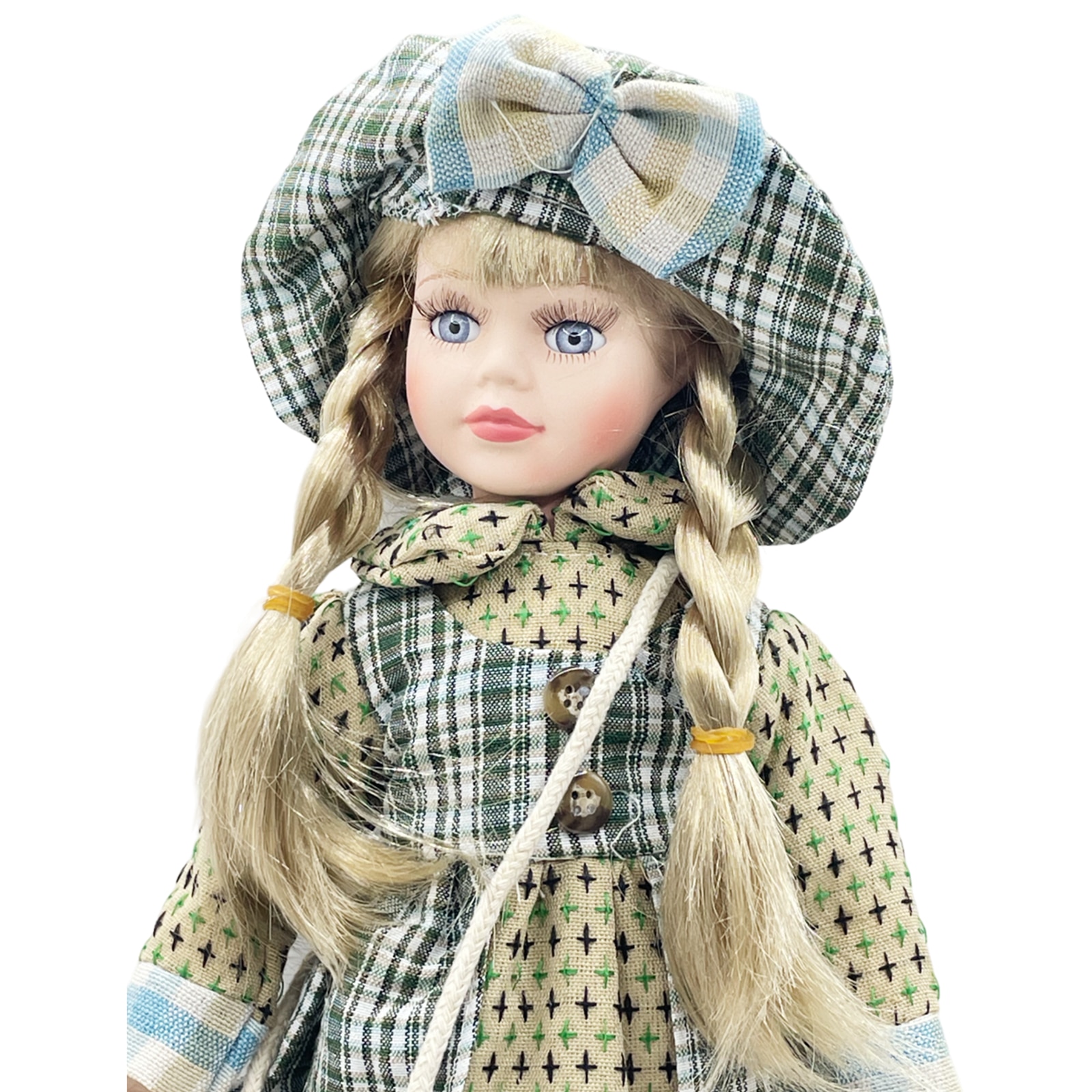 Papusa portelan TAYLOR, 30cm, Par blond - eMAG.ro