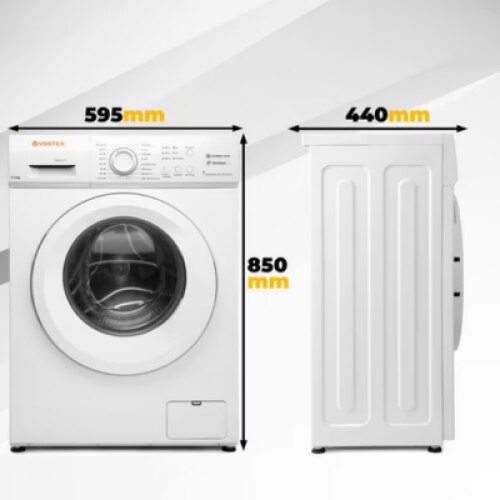 Masina de spalat rufe frontala VORTEX VMA61001S, 6 kg, 1000rpm, Clasa E ...