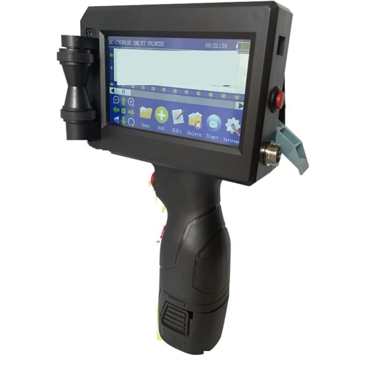 Imprimanta portabila termica, tip pistol, Touchscreen, Imprimare Logo ...