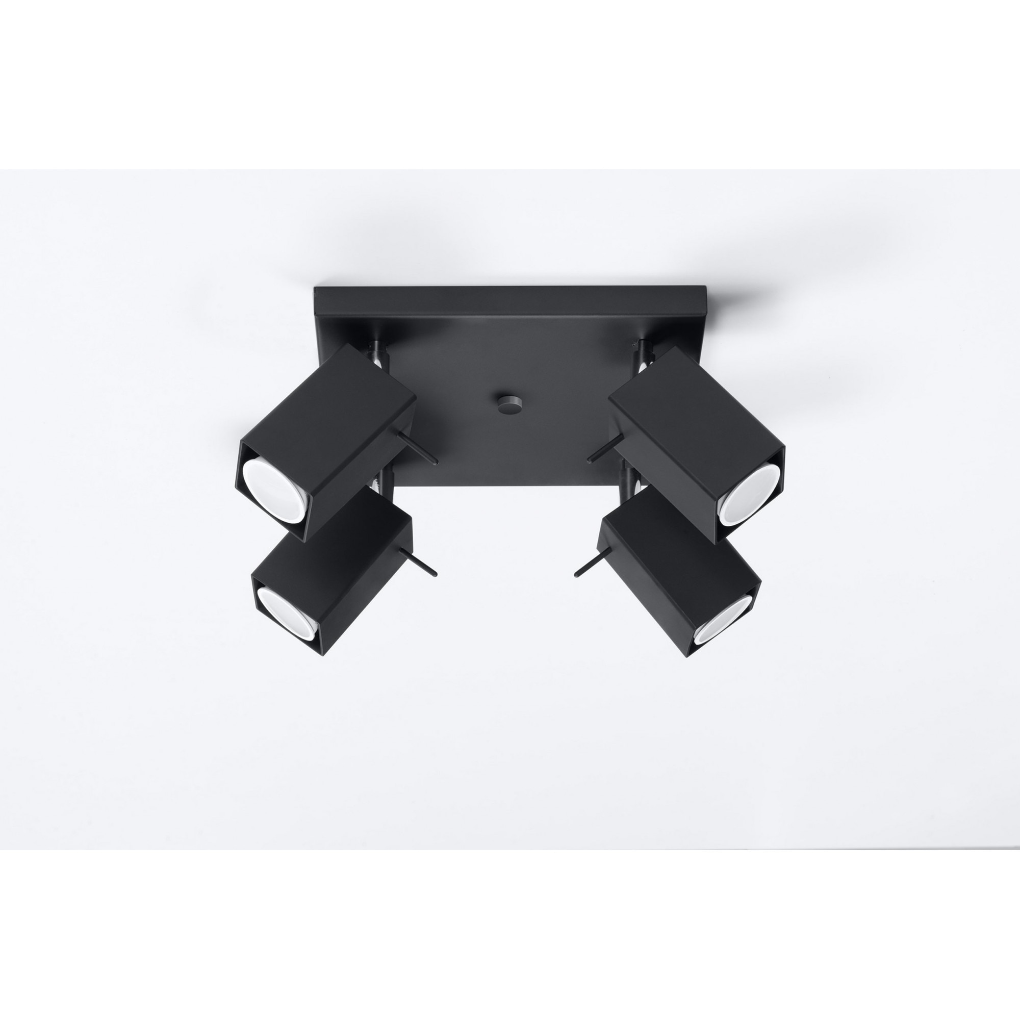 Plafoniera Sollux Lighting, Merida, GU10, Loft Design, Negru - eMAG.ro