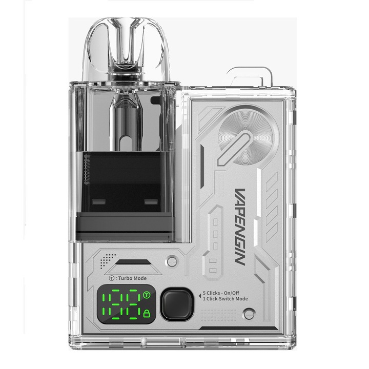 Kit Tigara Electronica Vapengin Earth mod, 1000mah, 2ml Silver - eMAG.ro