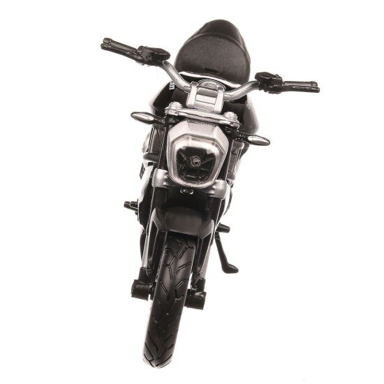 Macheta motocicleta Bburago, Scara 1:18, Ducati XDiavel S, Negru - eMAG.ro