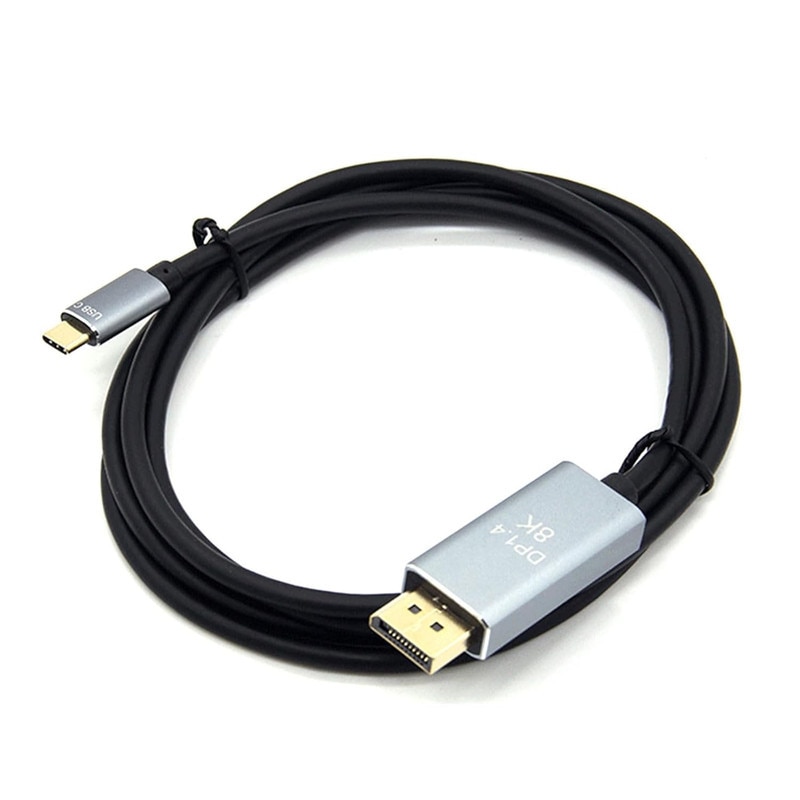 Cablu adaptor USB C la DisplayPort 2M, FUIENKO, 8K@60Hz, 4K@120Hz ...