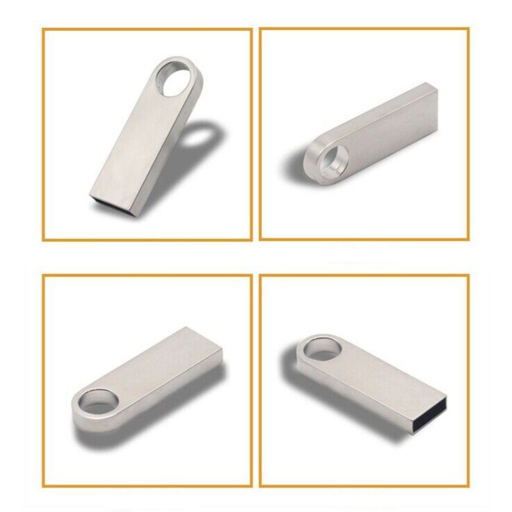 Stick de Memorie USB EDAR, Argintiu, Portabil, Orificiu pentru Breloc ...