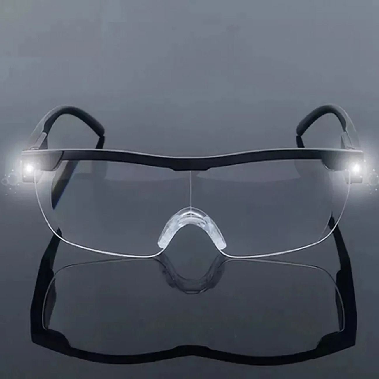 Nagyító, Zoom Vision, Ultra Bright LED-ek, USB újratölthető, Dioptriás szemüveggel kompatibilis ...