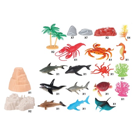 Set de Joaca cu Animale Marine - 40buc - eMAG.ro