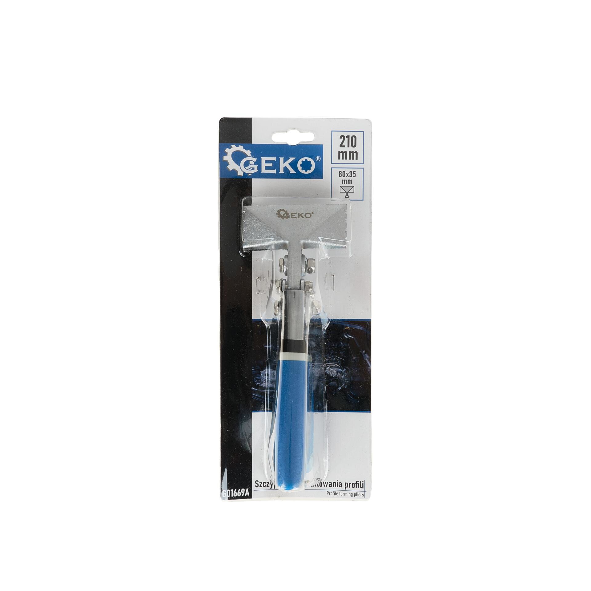 Cleste pentru indoit tabla, 80 x 35 mm, Geko G01669A - eMAG.ro