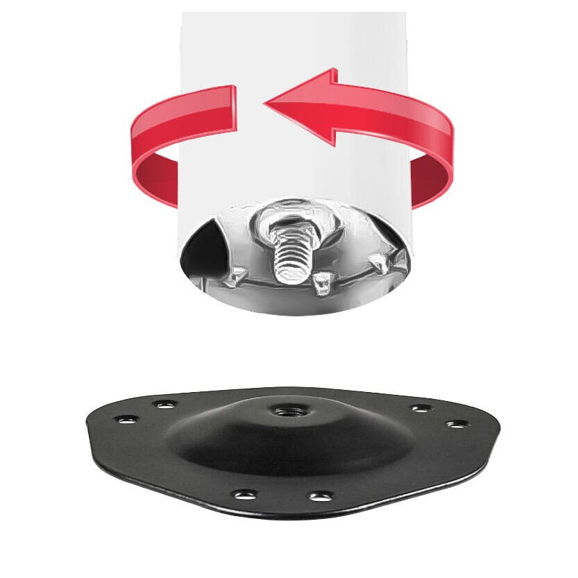 Picioare de mobilier pentru masa de joc birou, alb, 710 mm, 4 bucati ...