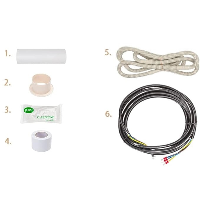 Kit de montare aer conditionat, 3m, 9000 Btu / 2, 7 kW - eMAG.ro