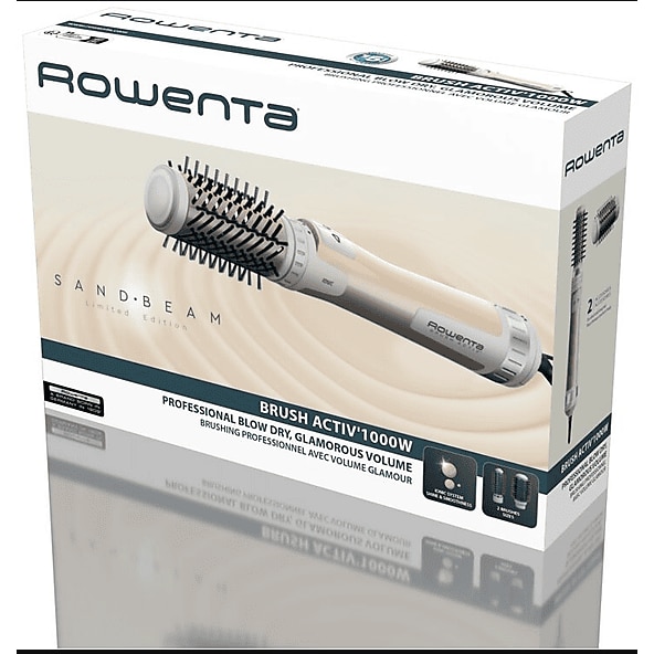 Perie rotativa Rowenta, 1000W 2 perii, rotire automata, uscare si ...