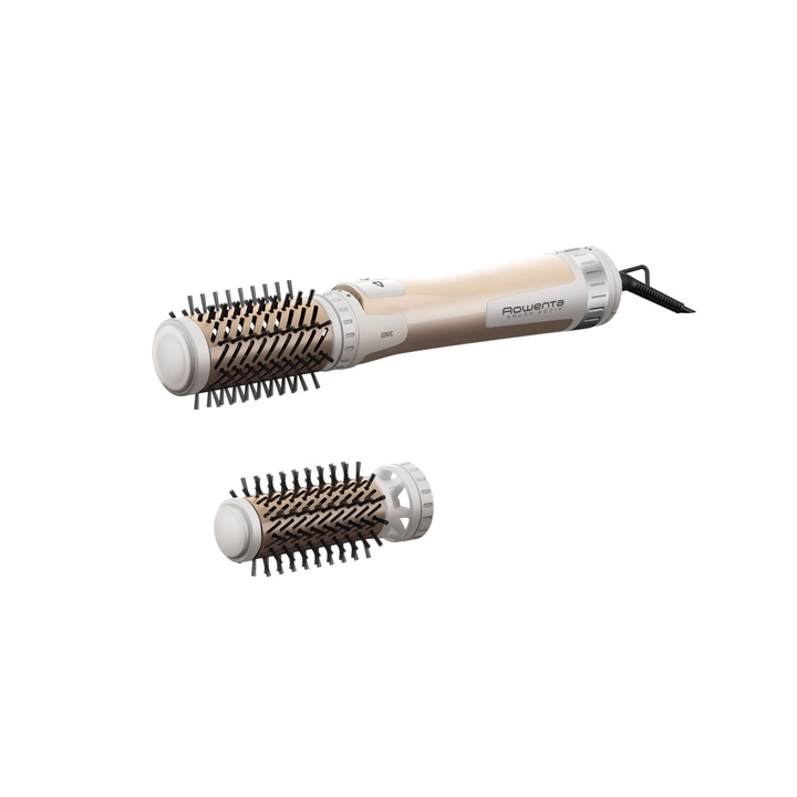 Perie rotativa Rowenta, 1000W 2 perii, rotire automata, uscare si ...