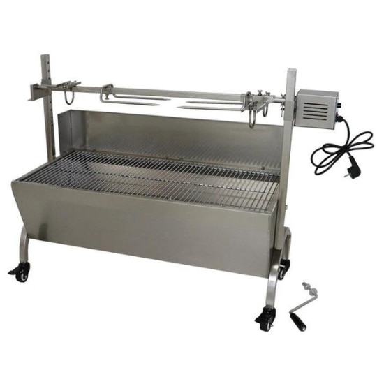 Gratar rotisor automat, motor electric 25W, rotisor, protap, cu roti ...