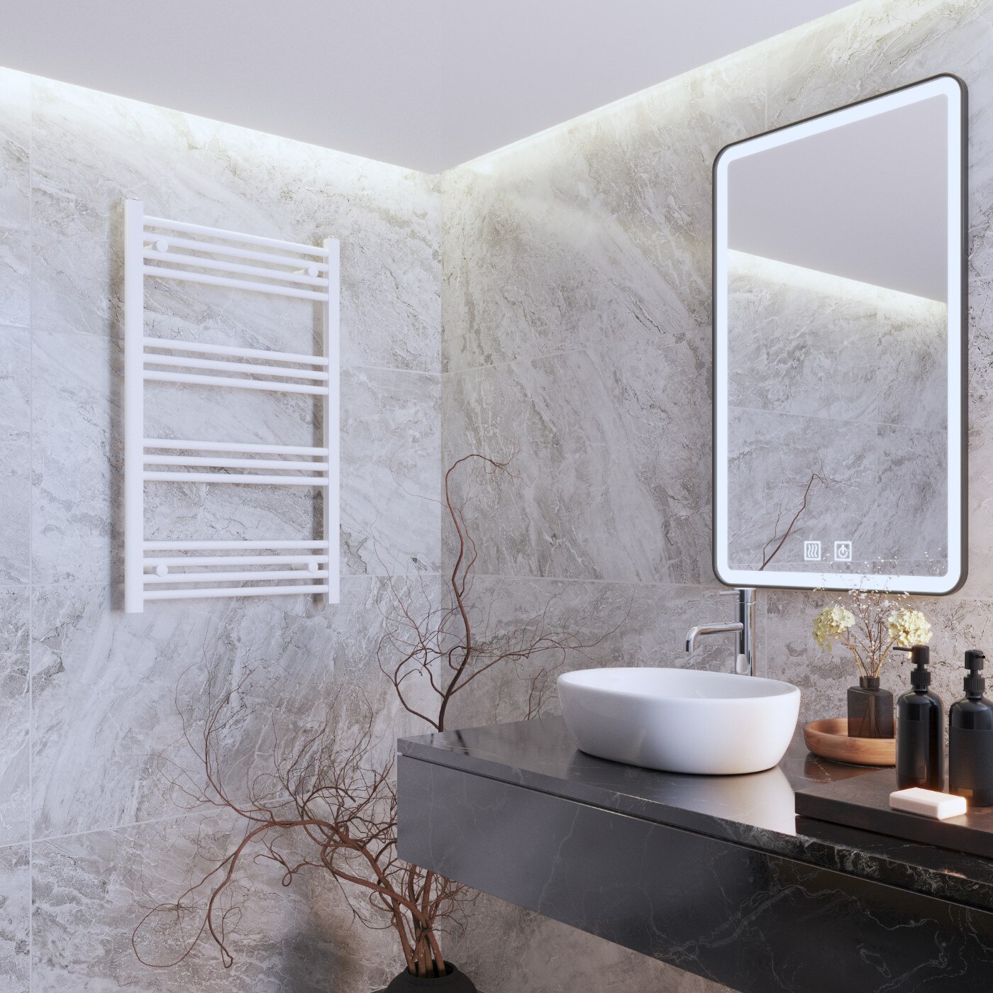 Radiator De Baie, Granitan, Breno, 60x100 cm, Calitate Ridicata A ...
