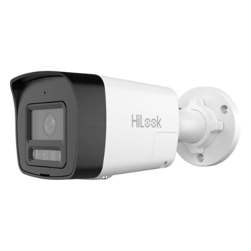 Camera IP 4MP, lentila 2.8mm, PoE, IR 30m, lumina alba 30m, microfon si difuzor, IP67, alarma ...