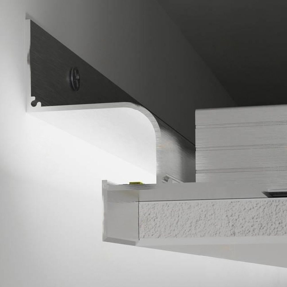 Profil umbrire tavan pentru banda LED, Ceiling Shadow Gap - Led bar ...