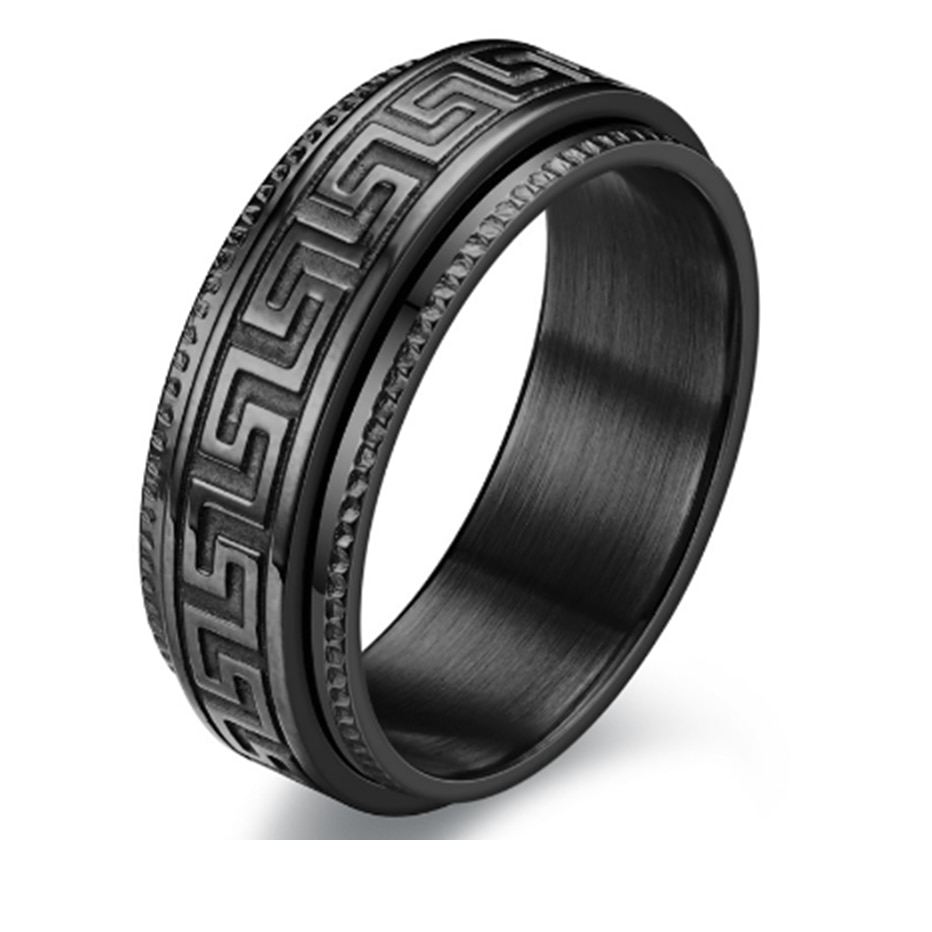 Inel inox antistres Marele Zid, BeSpecial, IMA19_182, Diametru 18, 2 mm ...